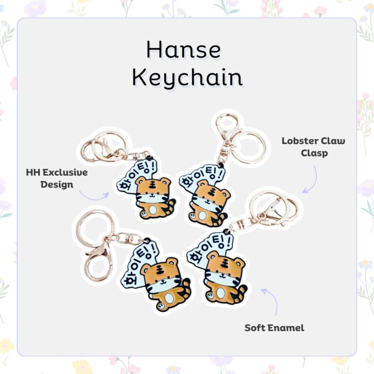 Hanse Soft Enamel Keychain (Physical) - HH Korean